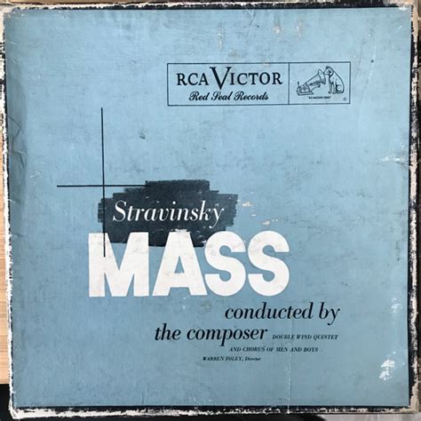 Igor Stravinsky Mass Box Set 3 X Vinyl 1950 R18580015 Discogs