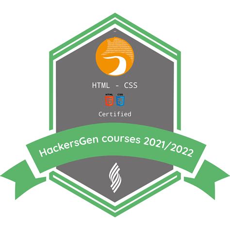 HackersGen Course HTML CSS Credly