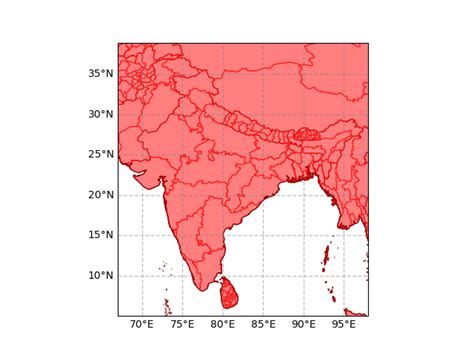 Matplotlib Python Updated Political Map Of India With State Boundaries Stack Overflow