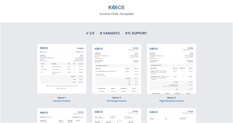 10 Stunning Html Invoice Template 2024 Themeselection