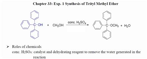 Solved Help Needed With Synthesis Of Trityl Methyl