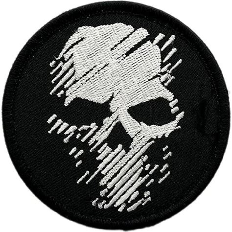 Embroidered Skull Patch Etsy