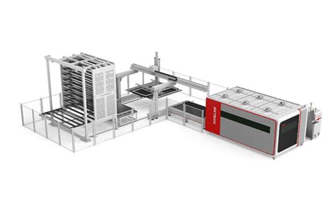 Automatic Loading And Unloading Laser Cutting Machine With Warehousing System Dxtech Laser