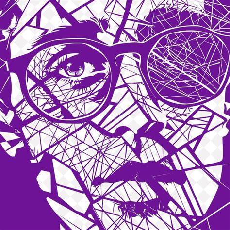 Broken Eyeglass Frames With Bent Metal Textures And Human Fa Creative