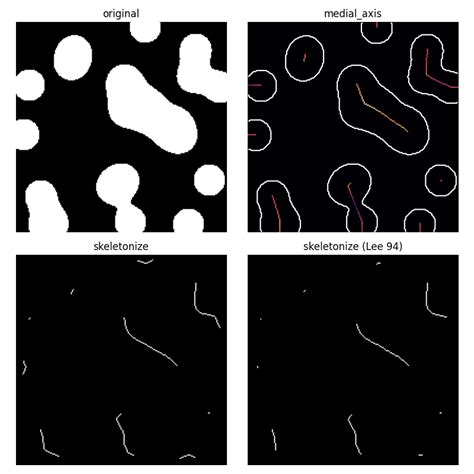 Skeletonize Skimage Documentation