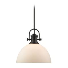 Hines Mini Pendant In Black By Golden Lighting 3118 M1lblk Op