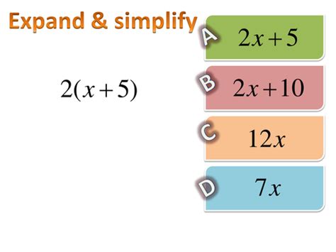Algebra Expanding Single Brackets Teaching Resources