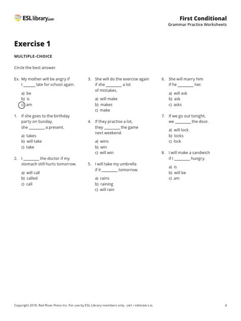First Conditional Exercise 2 Pdf