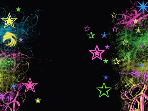 Neon Stars Wallpapers Top Free Neon Stars Backgrounds Wallpaperaccess
