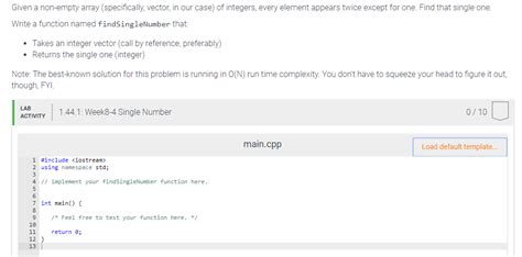 Solved Given A Non Empty Array Specifically Vector In Our
