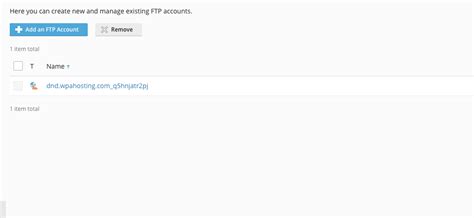 FTP Or SFTP Access WP Alpha