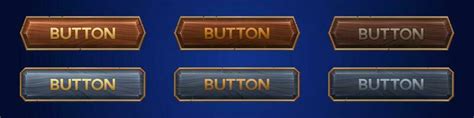 Game Ui Button Vector Art Icons And Graphics For Free Download