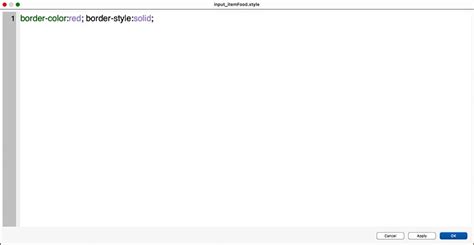 Border Style On Input Controls Appstudio