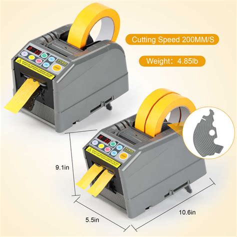 Zcut 9gr Electric Tape Cutter Upgraded Ribbon Cutting Machine For