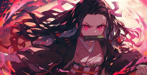 100 Nezuko Demon Form Wallpapers Wallpapers Com