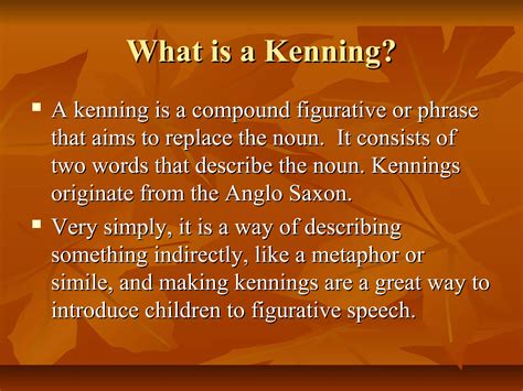 English Kennings Ppt