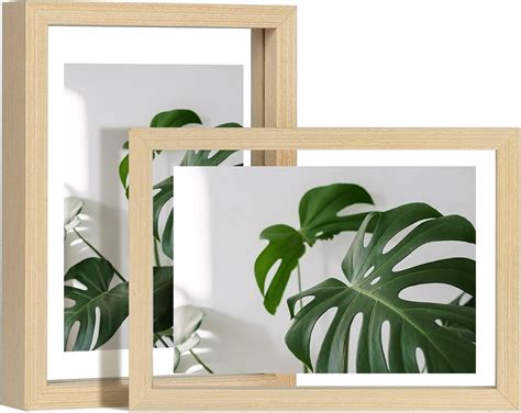 5x7 Floating Frames Set Of 2 Double Plexiglass Picture Frame Michaels