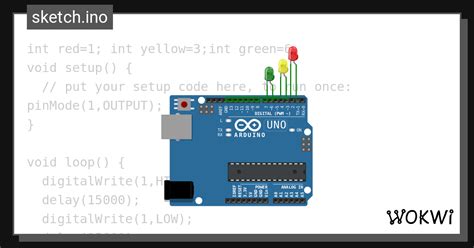 Wokwi Traffic Light Wokwi Esp32 Stm32 Arduino Simulator