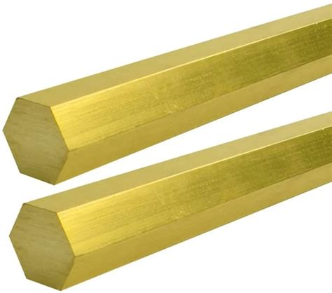 Brass Hex Rods Deep