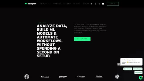 Datagran No Code Data Platform For Automated Workflows Creati Ai