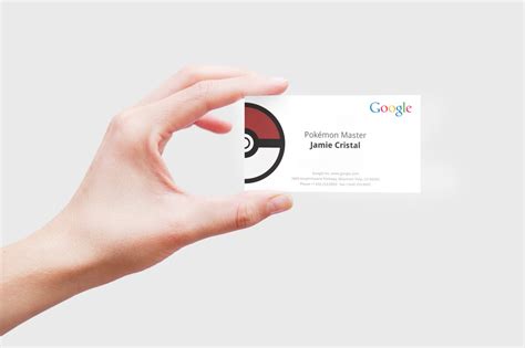 Desktop Blog Because Real Pokémon Masters Have Business Cards