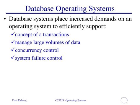 PPT CS Operating Systems PowerPoint Presentation Free Download ID
