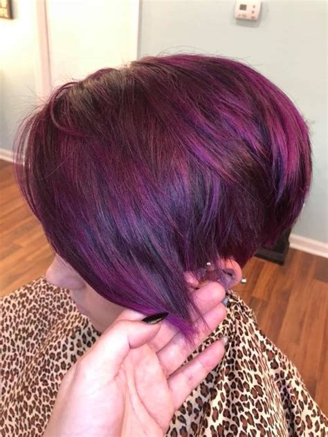 Magenta Purple Pixie By Victoria Sylvis Mickle Purple Hair Purple Pixie Hair