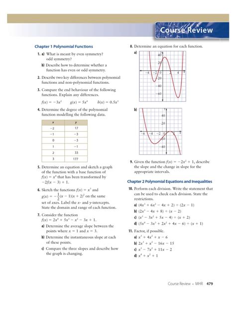 Advanced Functions Course Review Trigonometric Functions Sine