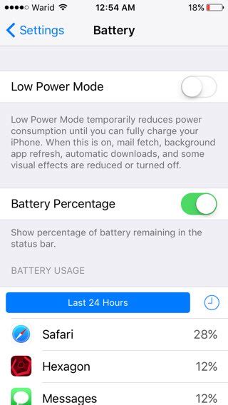How To Hide Or Show Battery Percentage On IOS 9 Powered Devices IOS Hacker