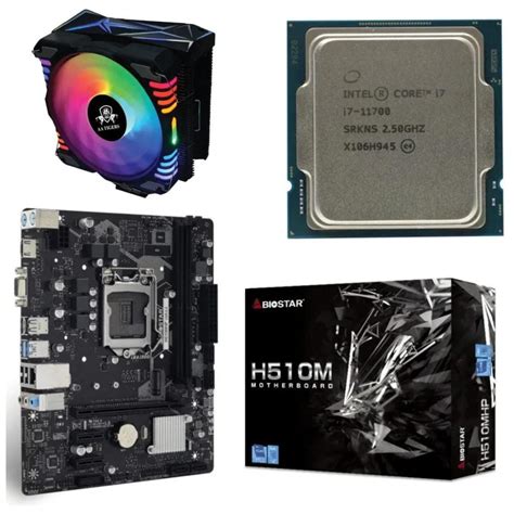 I7 1100 11th Gen Motherboard Processor With Biostar H510mhp
