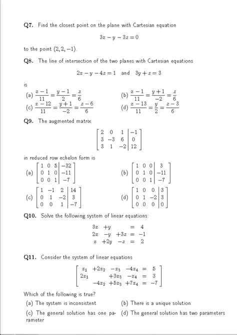 Solved Find A Vector Parallel To The Line Whose Cartesian Chegg