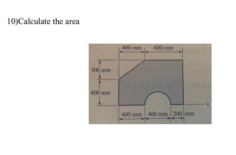 Solved Calculate The Area Chegg Com