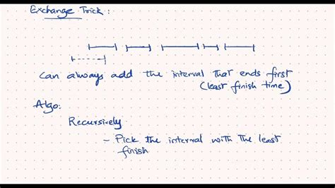 03 Interval Scheduling Algorithm Youtube