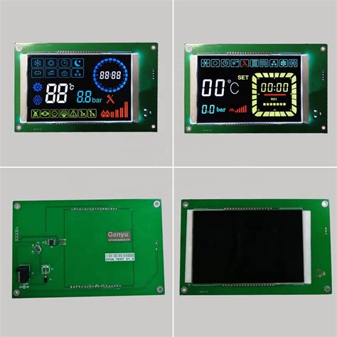 Customized Size Va Black Screen Pin Connect Ht Cob Color Segment Lcd Display Modules Buy