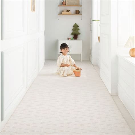 파크론 더블헤링본 베이지 라퓨어 소프트 복도 롱300 놀이방매트 300x110x1 5cm 티몬