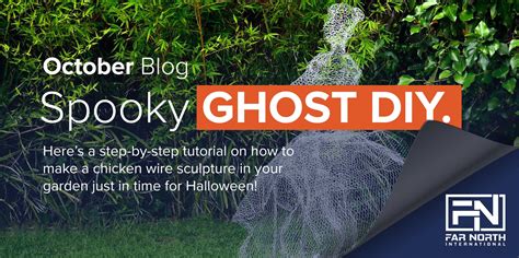 Create Scary Chicken Wire Ghost Tutorial With Step By Step Guidance