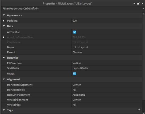 UiListLayout Is Behaving Different In Game Compared To Studio Art