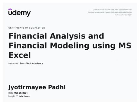 Udemy Course Completion Certificate 👏👏👏🥰 Jyotirmayee Padhi