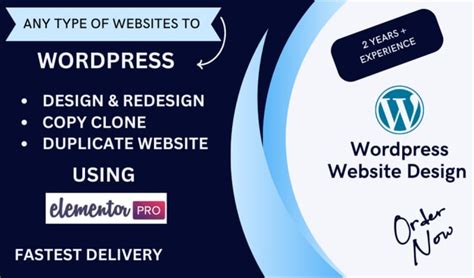 Copy Redesign Duplicate Replicate Wordpress Website By Momnafaryal Fiverr