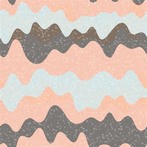 Premium Vector Stylish Wave Fluid Vector Seamless Pattern