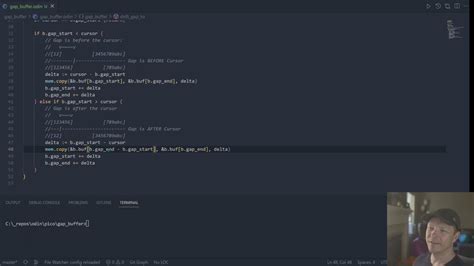 Implementing A Gap Buffer Youtube
