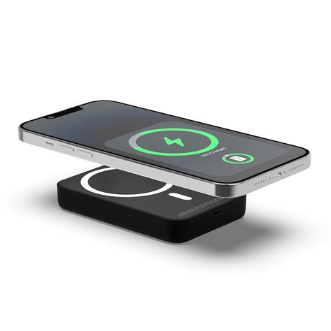 디버스 맥세이프 플리커 무선충전 보조배터리 블랙5000mah Frisbee