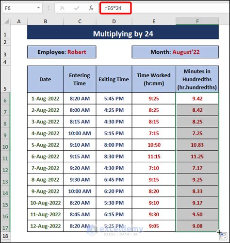 How To Convert Minutes To Hundredths In Excel 3 Easy Ways