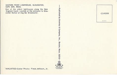 Eastern Point Lighthouse Gloucester Cape Ann Mass Sentinel Portraits