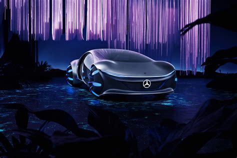 Mercedes Benz Unveils Avatar Inspired Concept Car At Ces 2020