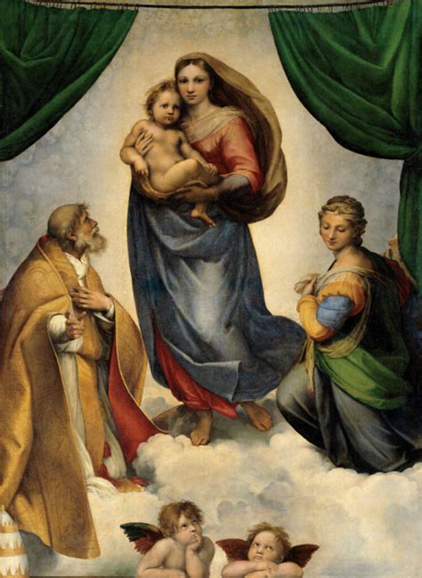 Raphael The Sistine Madonna Light Of Humanity