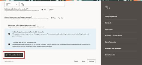 How To Disable Or Hide Add Another Contacts Button From External Supplier Registration Contacts