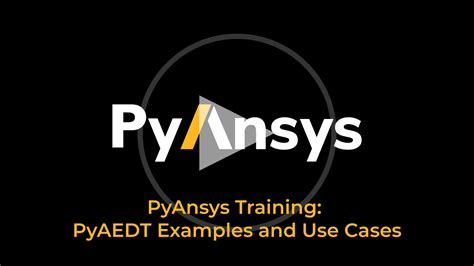 Emea Pyansys Training Q424 Ansys Developer Portal