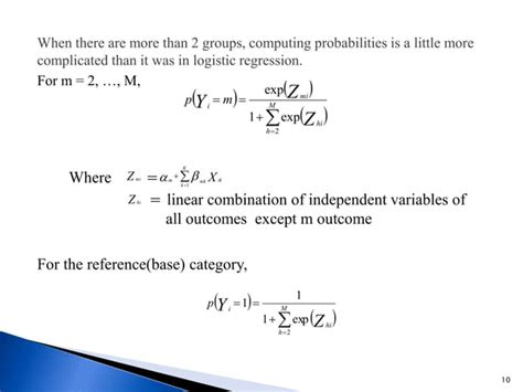 Multinomial Logistic Regression Analysis Pptx