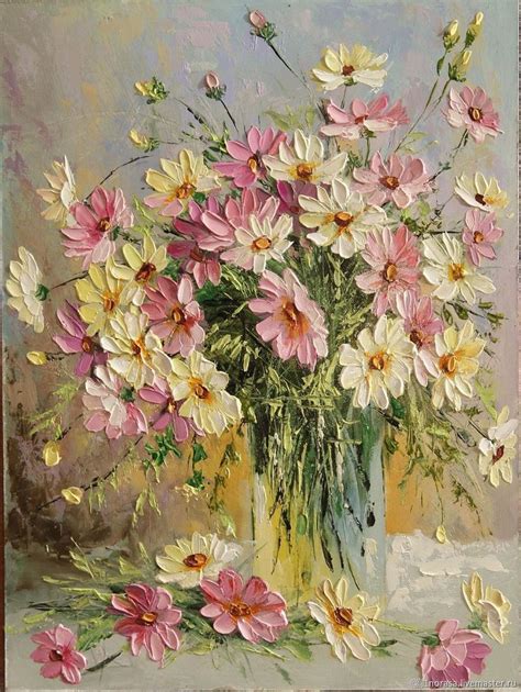 Картины Нежные цветы в интернет магазине Ярмарка Мастеров по цене 9000 ₽ Tlzz8ru Картины